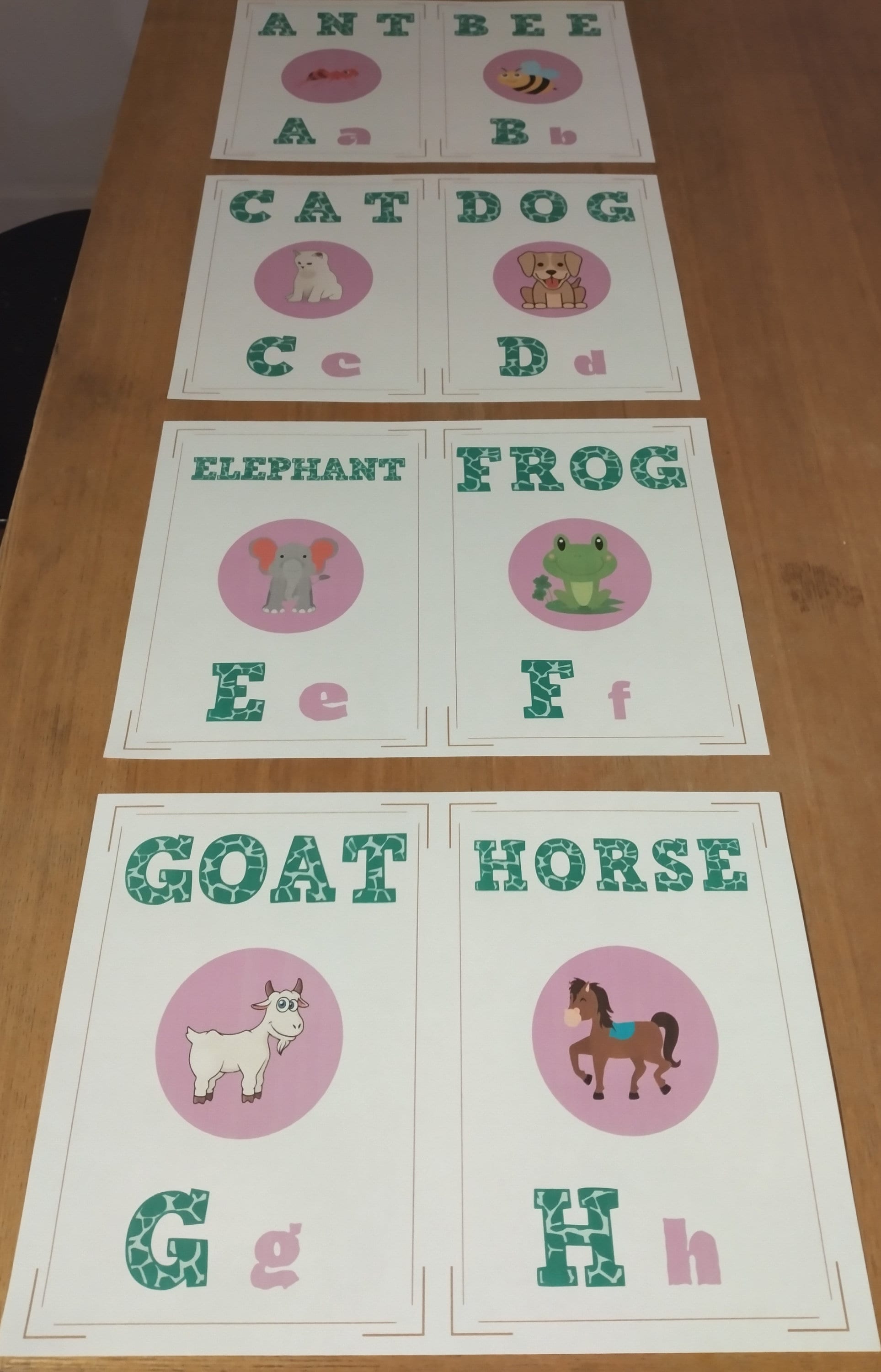 Digital Download - Alphabet Flash Cards for Children - Etsy