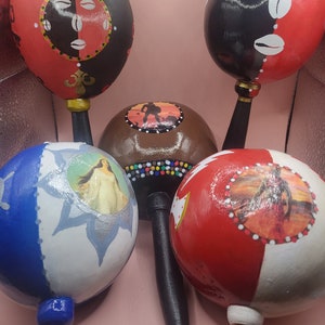 Maracas Eshu/ Elegua,shango,yemaya,argayu - Etsy
