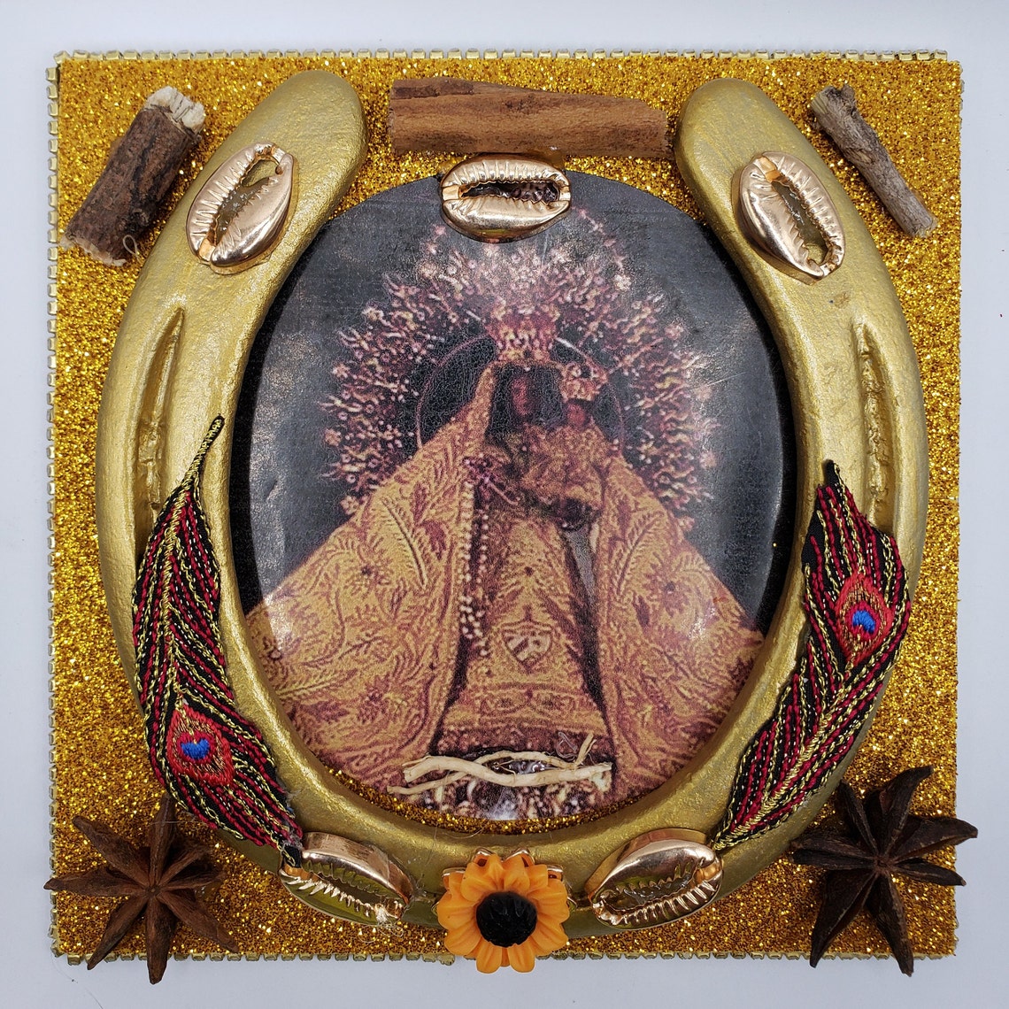 Horse Shoe Amulet Catholic and Santeria amuleto De Herradura - Etsy