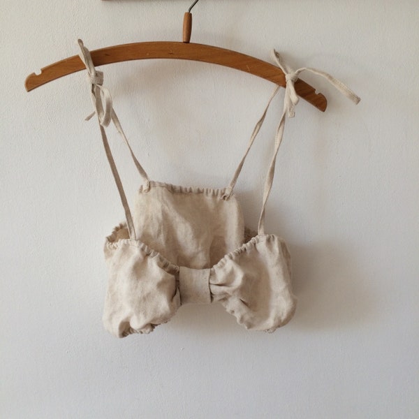 Linen Bra - Etsy UK