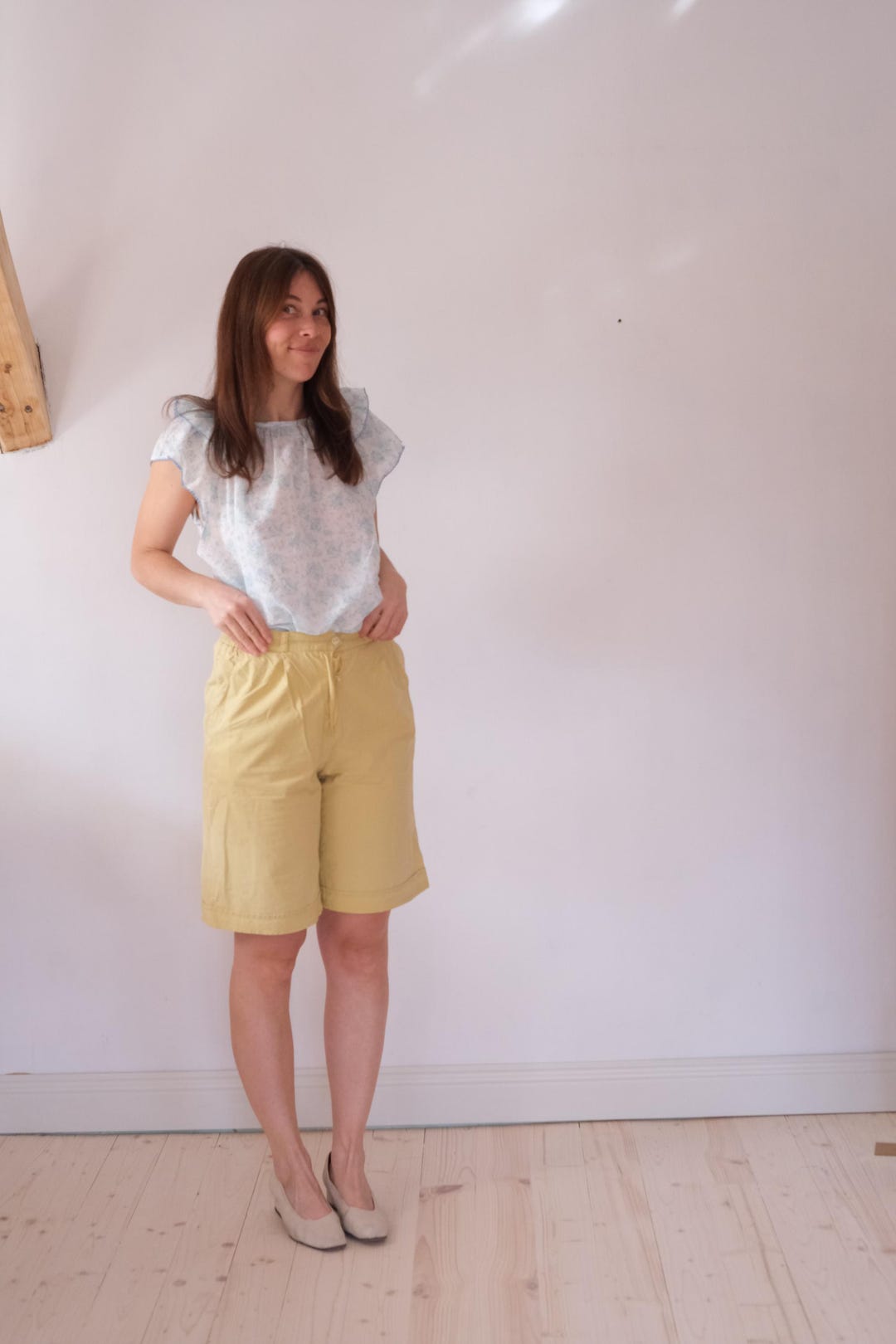 Vintage Cotton Longline Cargo Shorts - Etsy