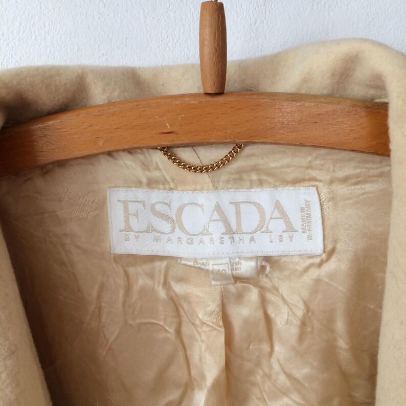 Vintage ESCADA Wool Coat - Etsy