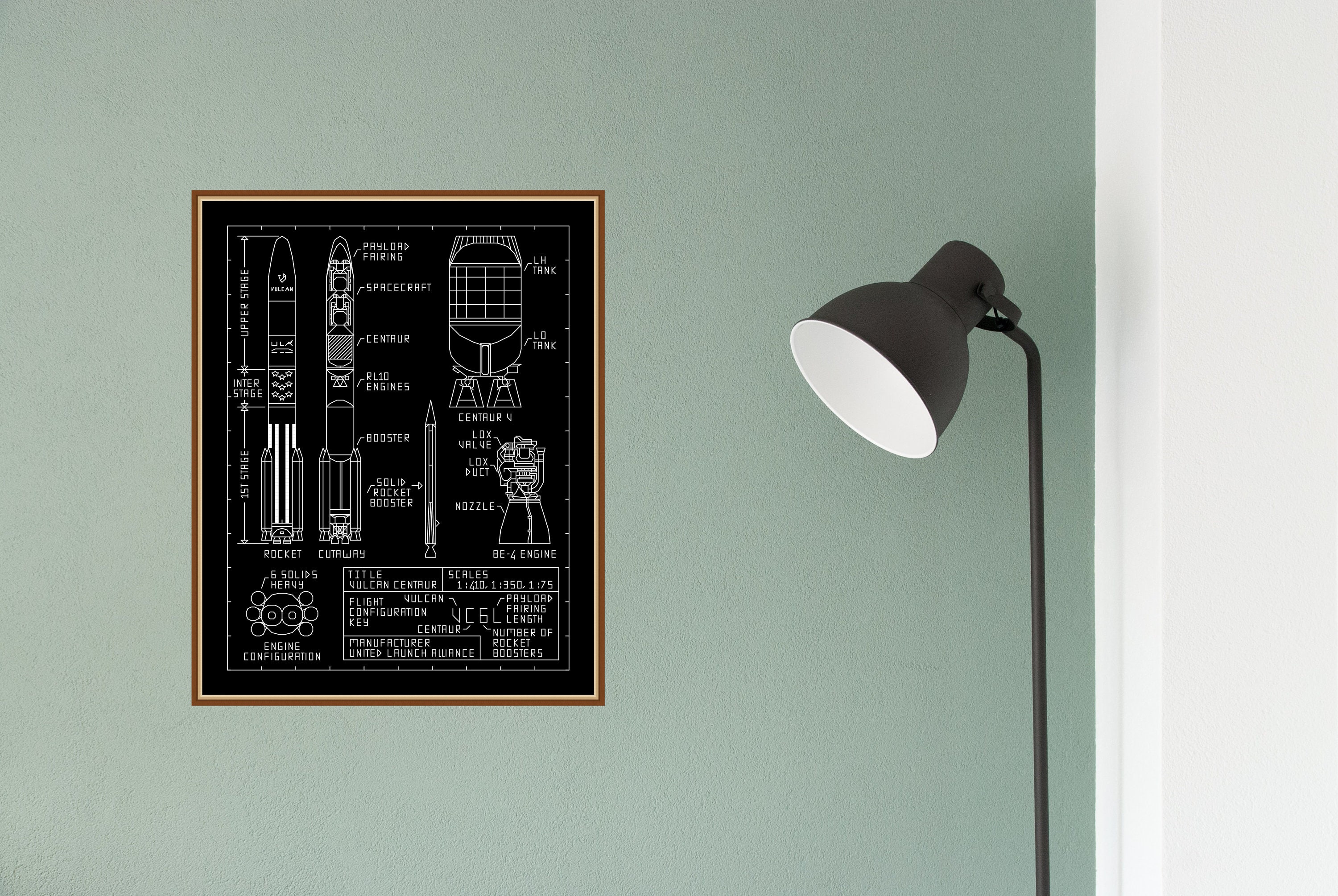 Vulcan Centaur Cross Stitch Pattern Rocket Patterns by Spirit Line ...