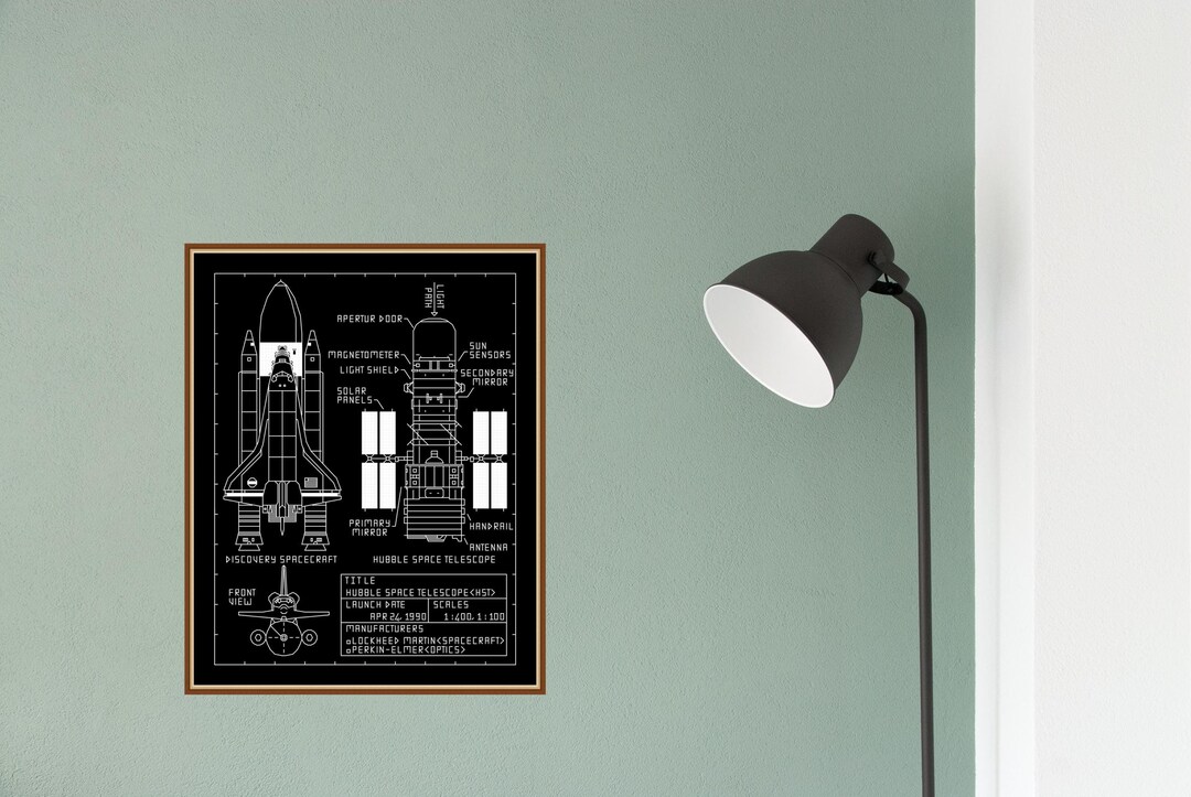 Hubble Space Telescope Cross Stitch and Blackwork Pattern – Iconic ...