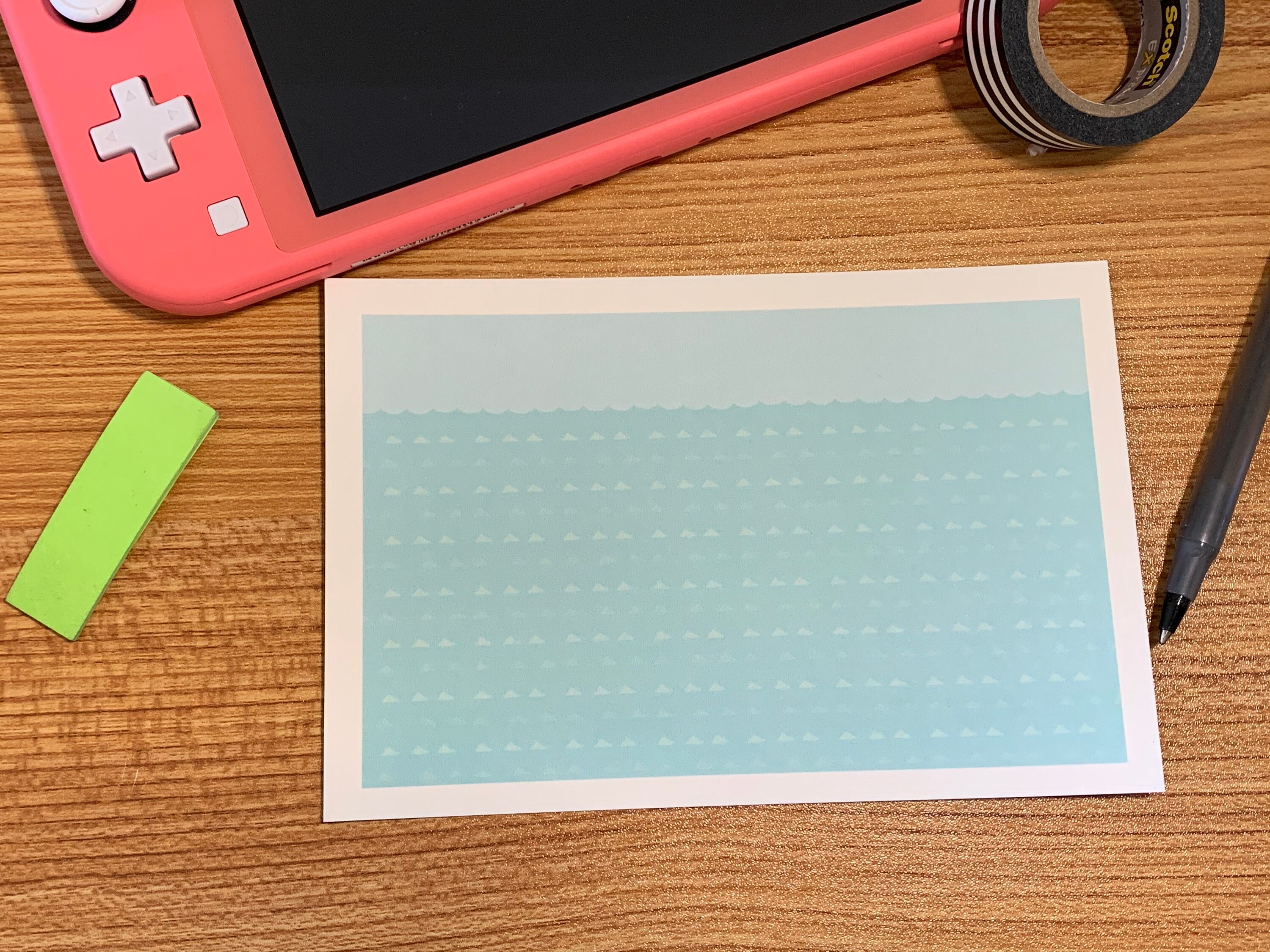 ACNH Video Game Inspired Blank Greeting Cards Blank Postcards Birthday ...