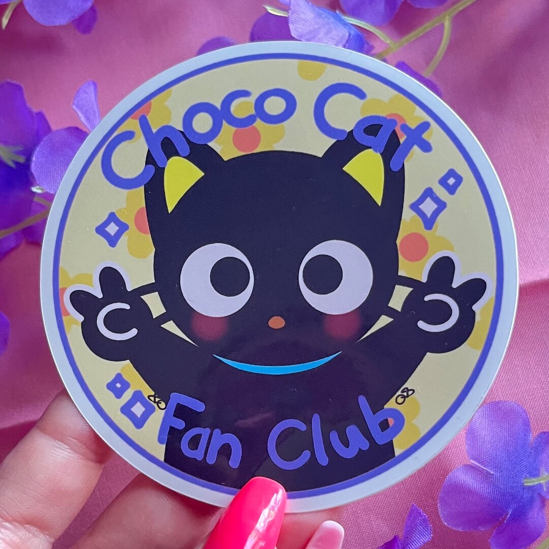 Choco Fan Club Vinyl Sticker - Etsy