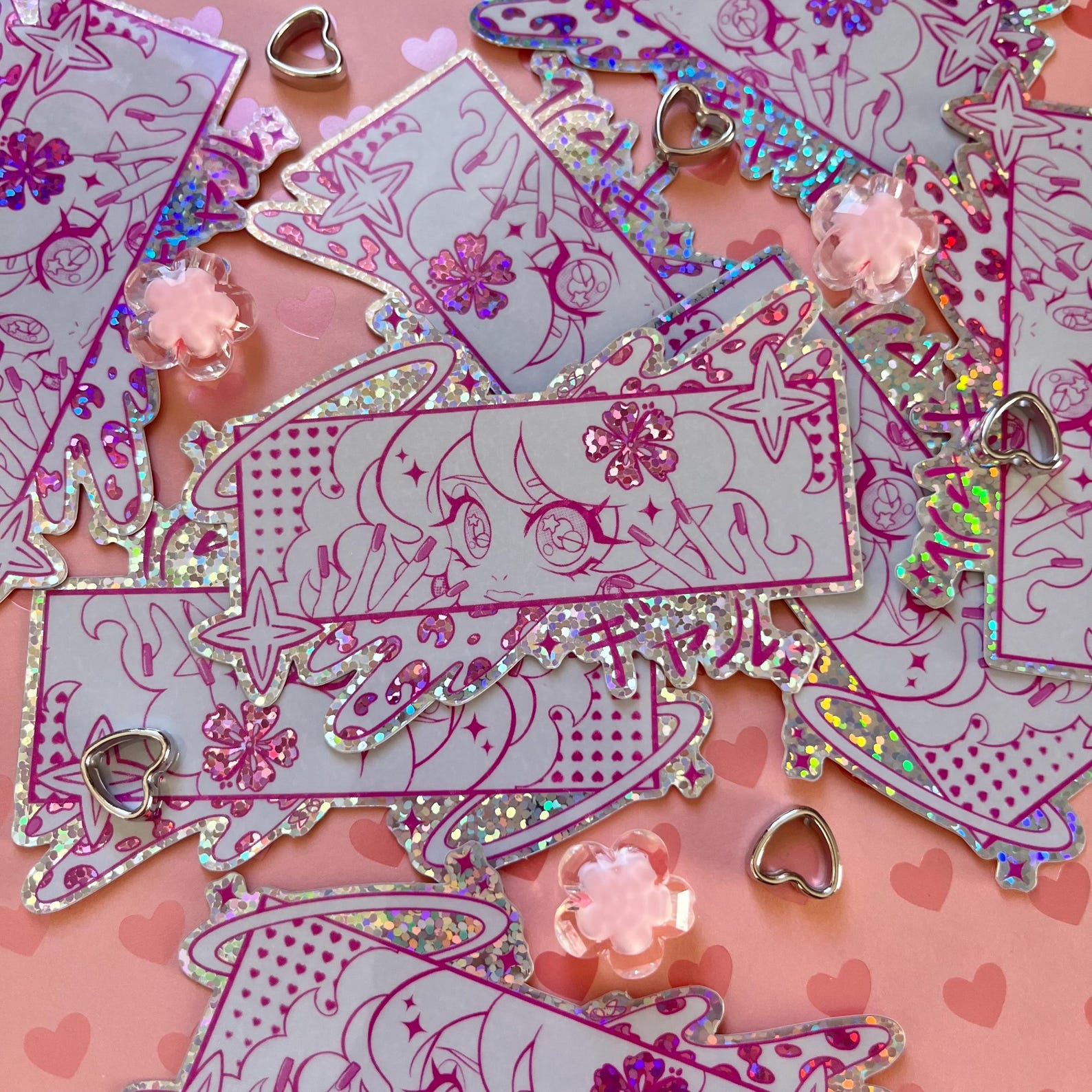 Nova Gyaru Holographic Vinyl Sticker - Etsy