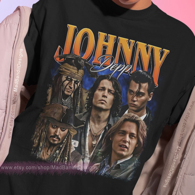 Johnny Depp T Shirt - Etsy