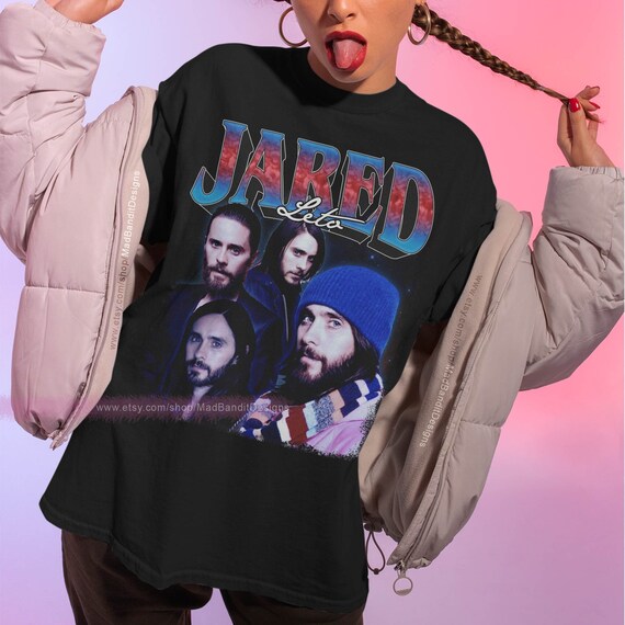 Jared Leto Shirt Cool Retro Rock Poster T-shirt 70s 80s 90s - Etsy