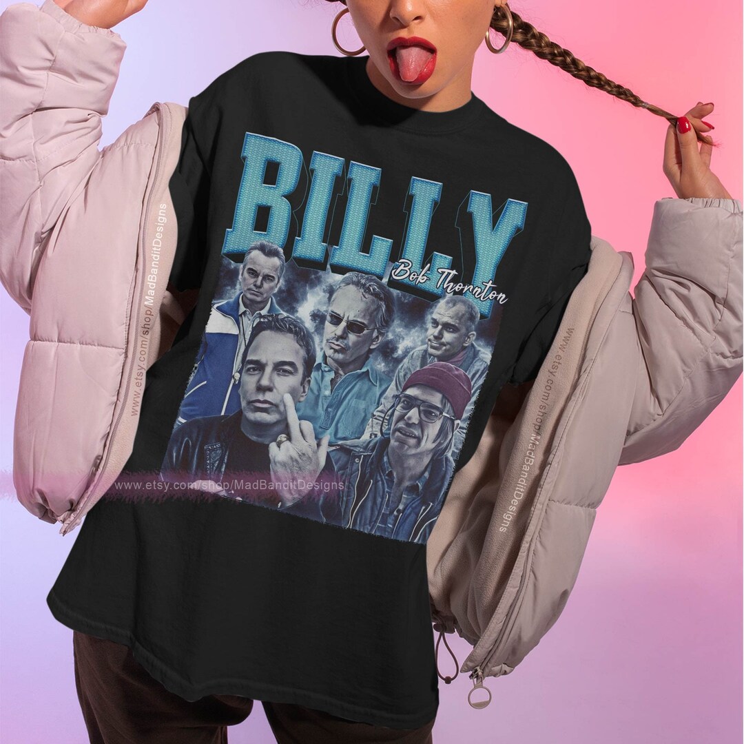Billy Bob Thornton Shirt Cool Retro Rock Poster T-shirt 70s 80s 90s ...