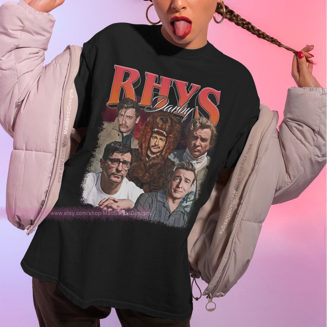 Rhys Darby Shirt Cool Retro Rock Poster T-shirt 70s 80s 90s Rocker ...