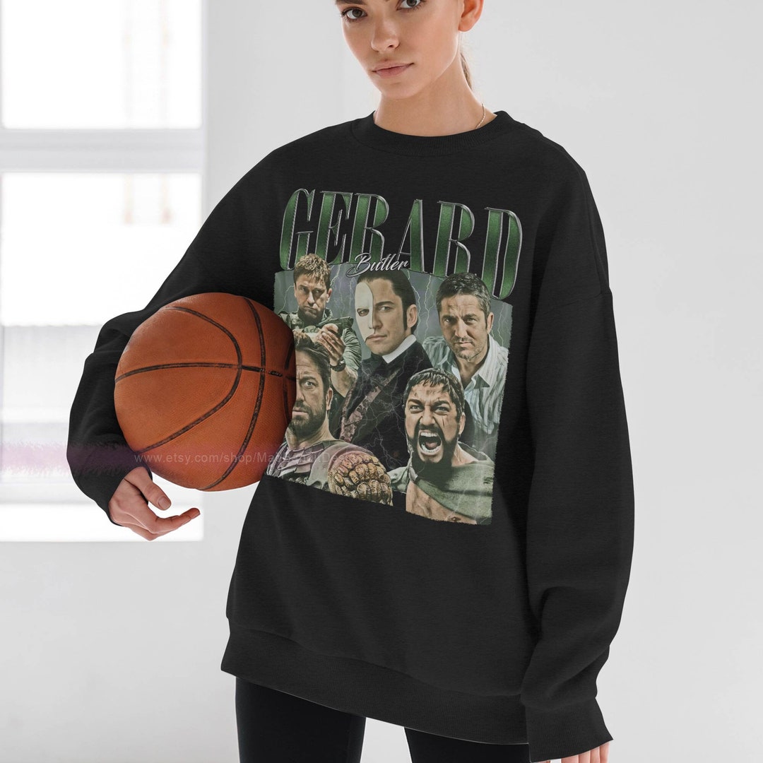 Gerard Butler Sweatshirt Cool Retro Rock Poster Sweater 70s - Etsy
