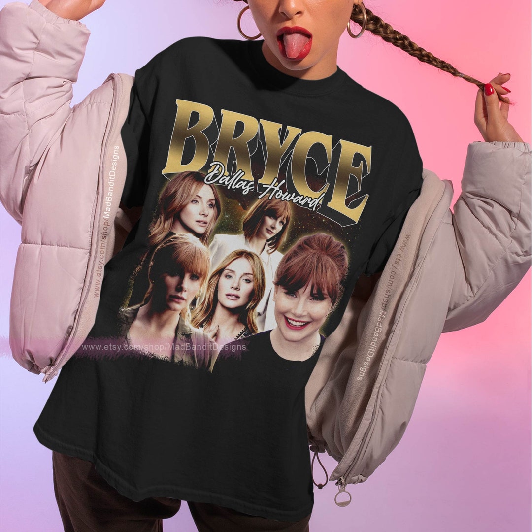 Bryce Dallas Howard Shirt Cool Retro Rock Poster T-shirt 70s 80s 90s ...