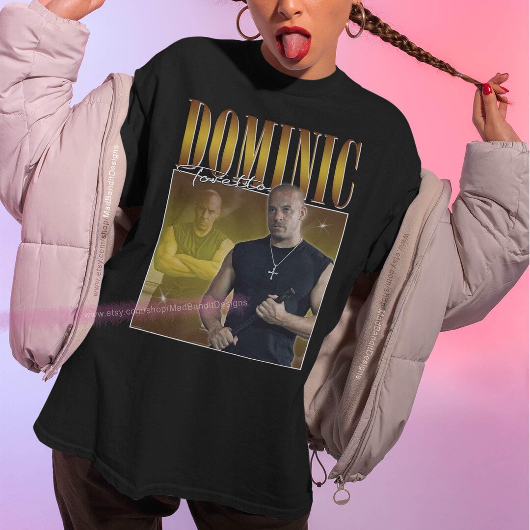 Dominic Toretto Shirt Vintage Retro Design T-shirt 70s 80s 90s Rocker ...