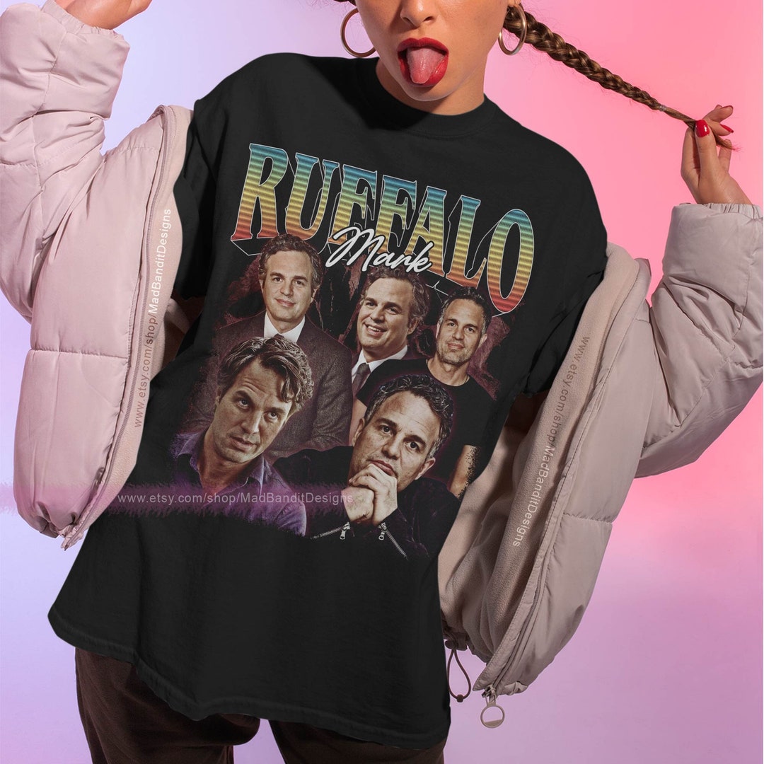 Mark Ruffalo Shirt Cool Retro Rock Poster T-shirt 70s 80s 90s Rocker ...