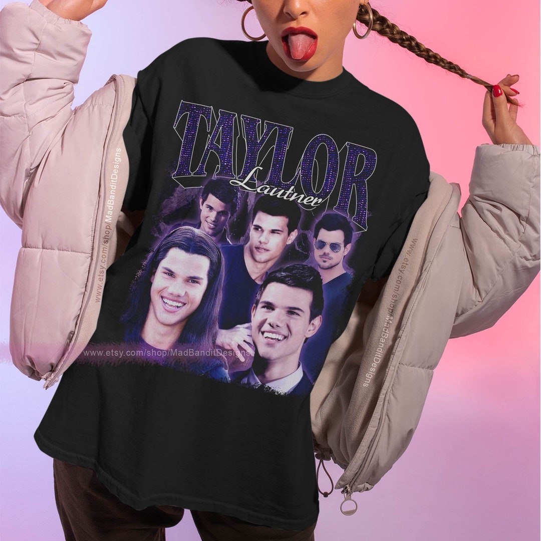 Taylor Lautner Shirt Cool Retro Rock Poster T-shirt 70s 80s 90s Rocker ...