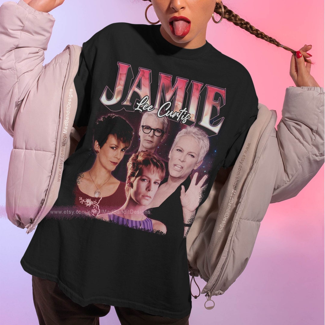 Jamie Lee Curtis Shirt Cool Retro Rock Poster T-shirt 70s 80s 90s ...