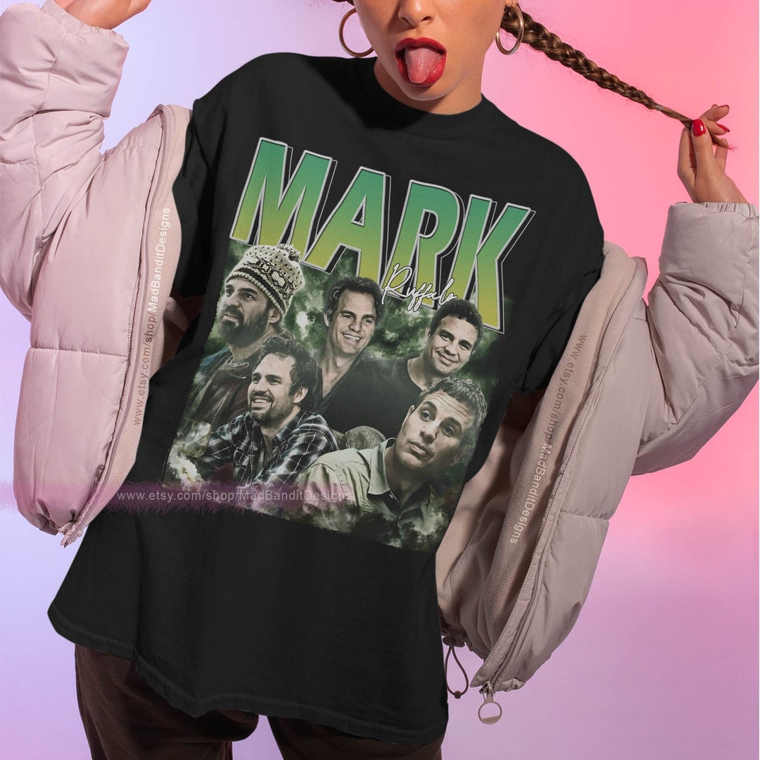 Mark Ruffalo Shirt Cool Retro Rock Poster T-shirt 70s 80s 90s Rocker ...