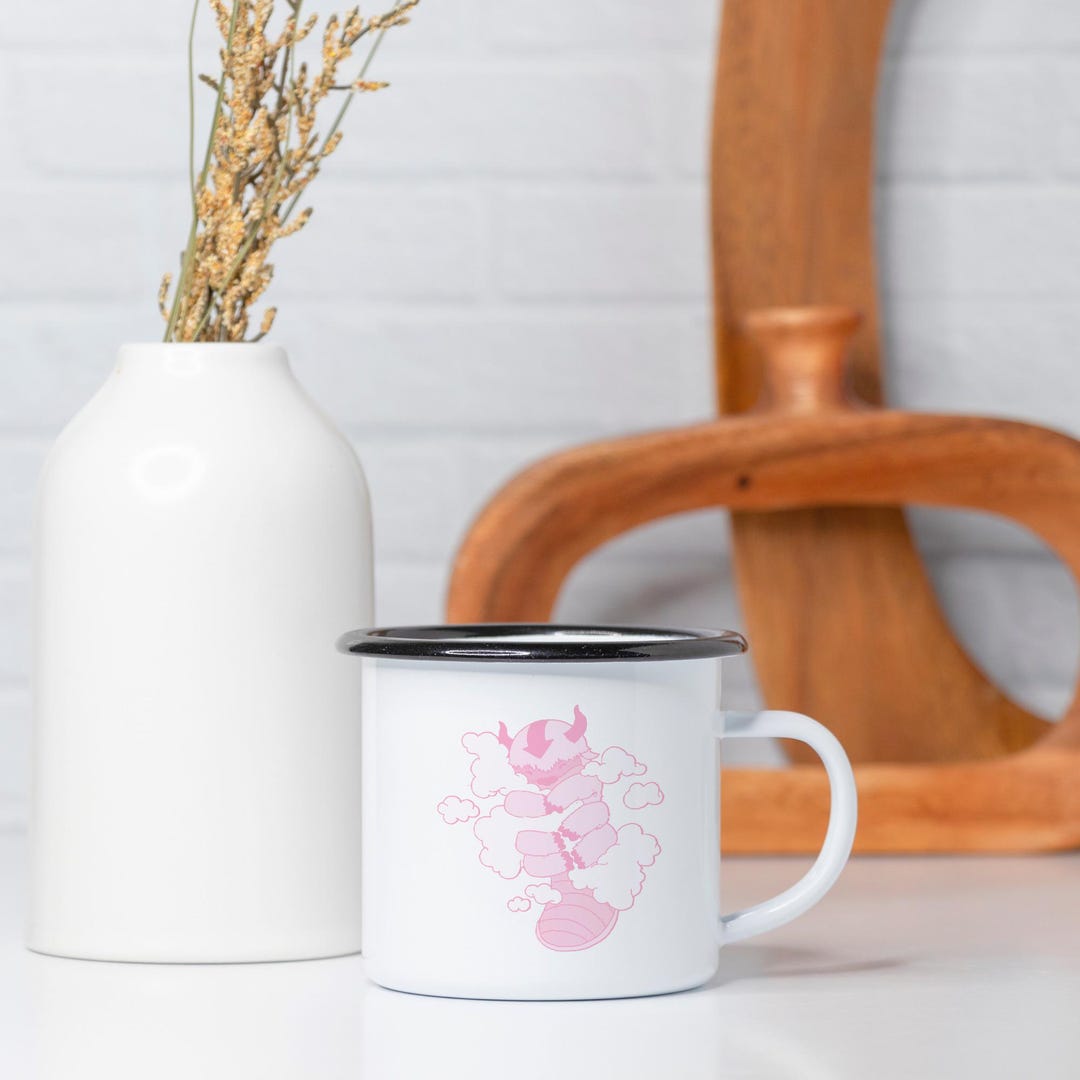 Appa (avatar: the Last Airbender) Inspired Mug Camp Mug 10 Oz. (black ...