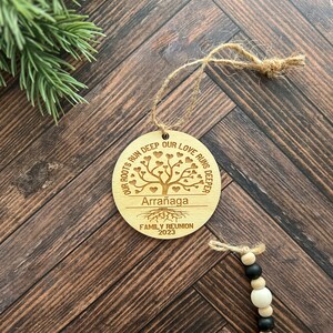 Favors for Family Reunion, Personalized Ornament, Our Roots Run Deep ...