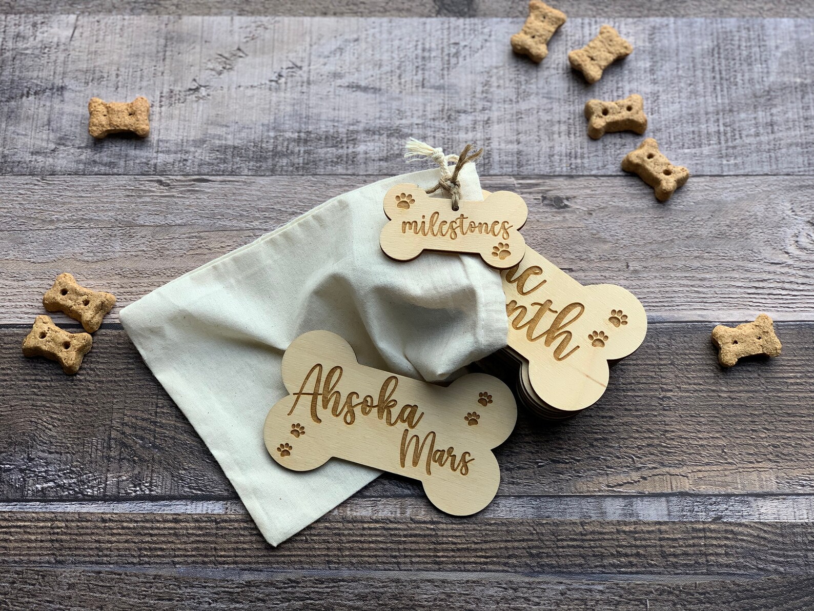 Dog Milestone Cards Puppy Personalized Dog Pet Gift Dog - Etsy