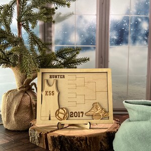 Personalized Wrestling Name Sign for High School Senior, Wooden ...