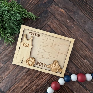 Personalized Wrestling Name Sign for High School Senior, Wooden ...