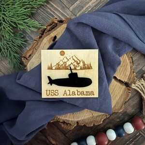US Navy Submarine Magnet, PCS Announcement, Personalized Submarine ...
