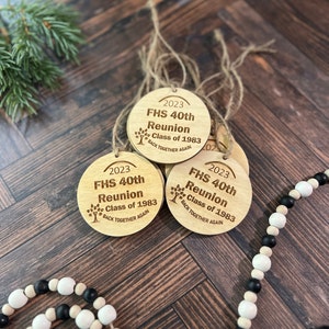 Customizable Class Reunion Favors, Alumni Reunion Favors, Keepsake Gift ...