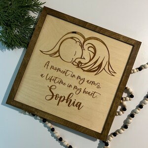 Personalized Baby Memorial Sign, Infant Loss Memorial, Baby in Heaven ...