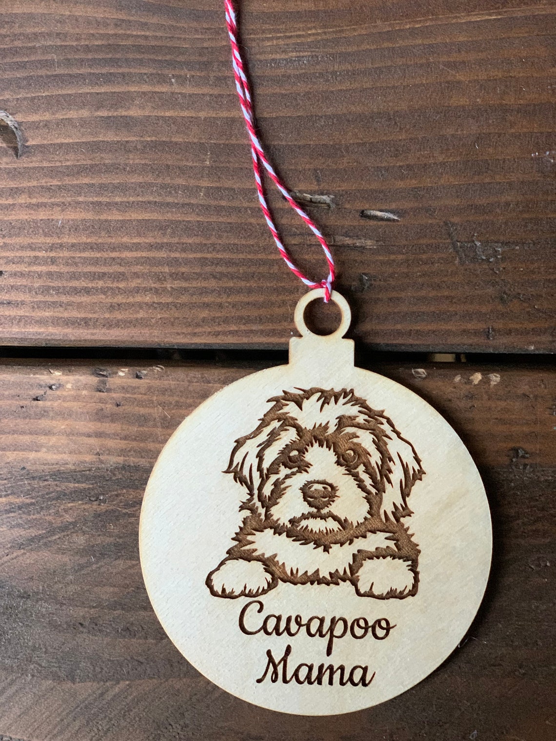 Cavapoo Ornaments Dog Name Ornaments Dog Lover Gift | Etsy