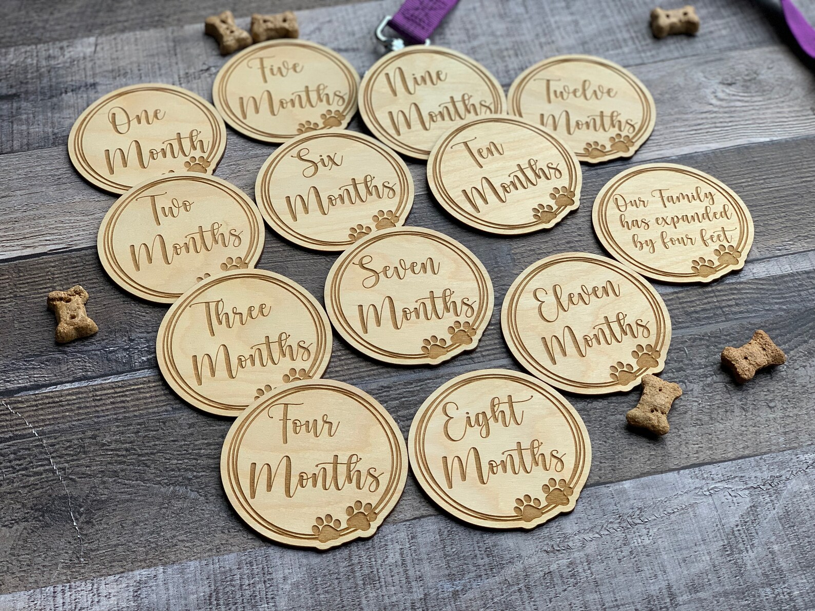 Dog Milestone Cards Puppy Dog Pet Gift Dog Lover Gift - Etsy