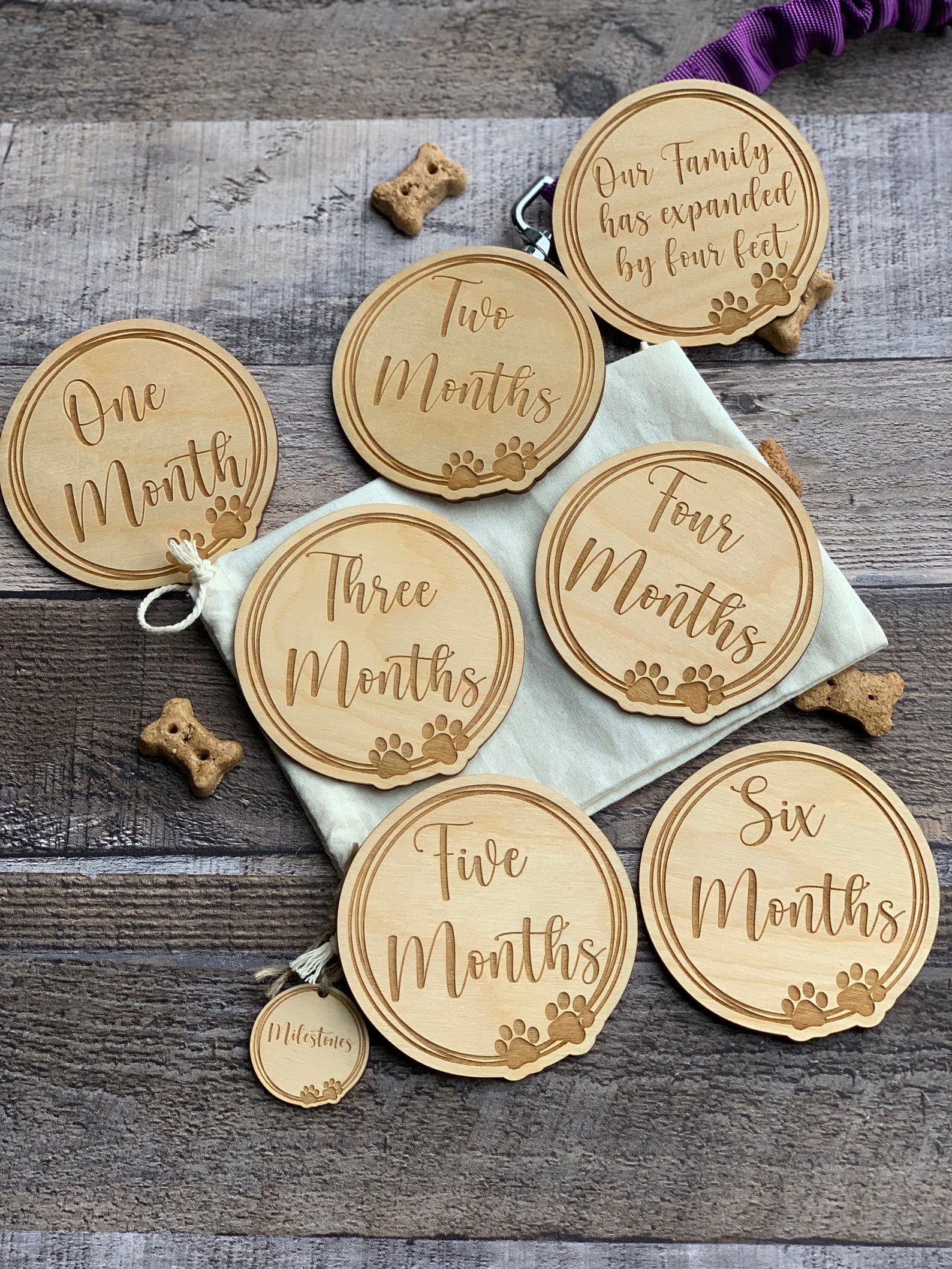 Dog Milestone Cards Puppy Dog Pet Gift Dog Lover Gift - Etsy