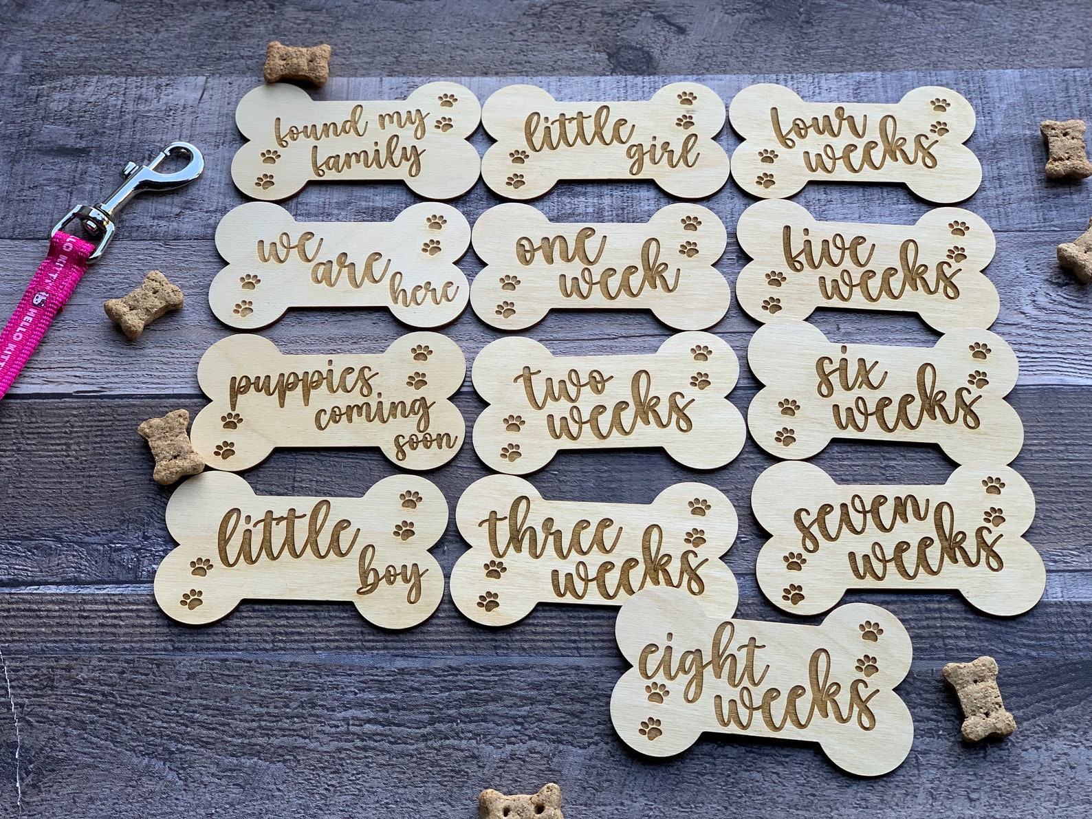 Dog Milestone Cards Puppy Personalized Dog Pet Gift Dog - Etsy