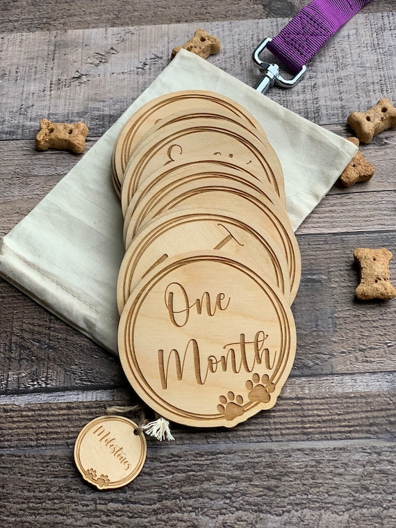 Dog Milestone Cards Puppy Dog Pet Gift Dog Lover Gift - Etsy