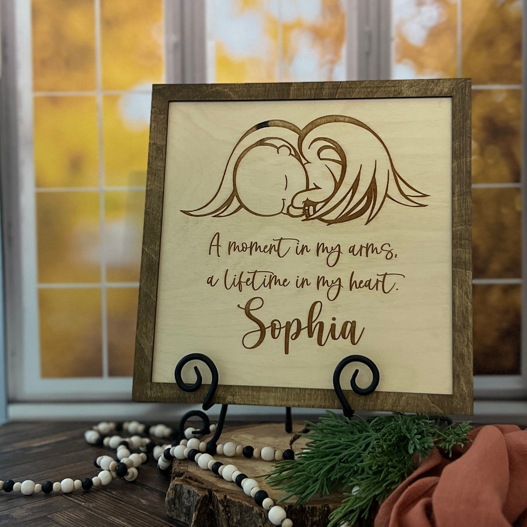 Personalized Baby Memorial Sign, Infant Loss Memorial, Baby in Heaven ...