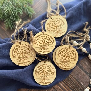 Favors for Family Reunion, Personalized Ornament, Our Roots Run Deep ...