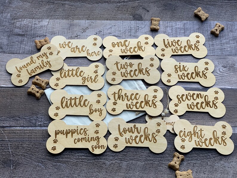 Dog Milestone Cards Puppy Personalized Dog Pet Gift Dog - Etsy