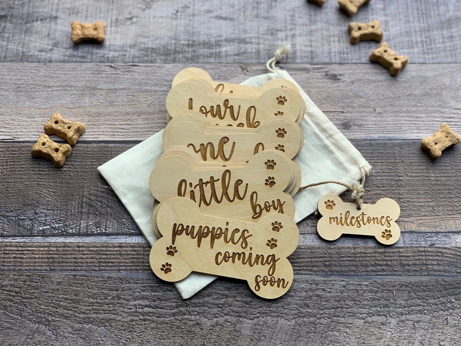 Dog Milestone Cards Puppy Personalized Dog Pet Gift Dog - Etsy