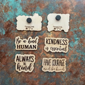 Be Kind Magnets, Random Act of Kindness, Choose Kindness, Happy Vibe ...