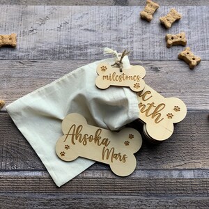 Dog Milestone Cards, Puppy, Personalized Dog, Pet Gift, Dog Lover Gift ...