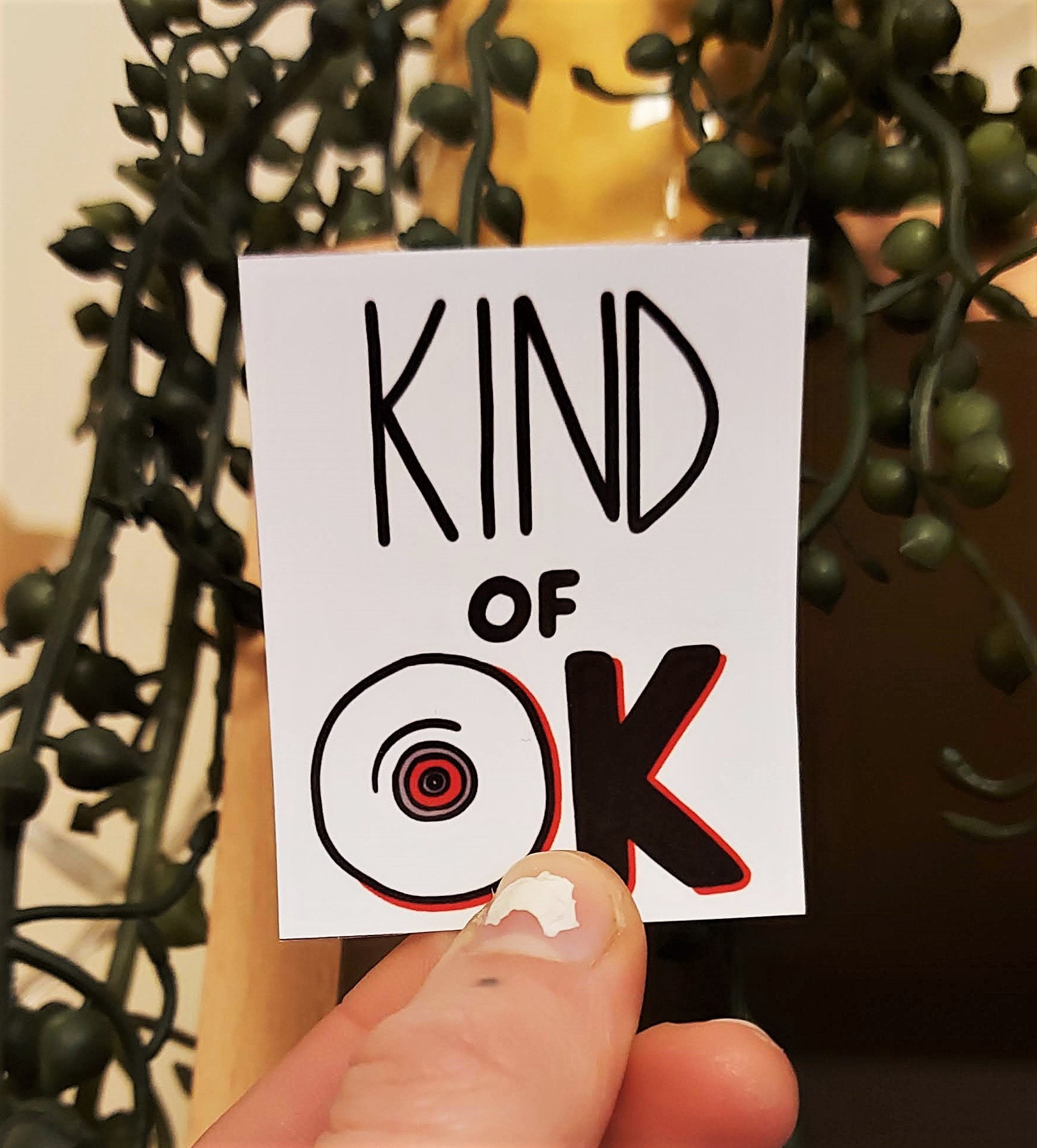 Kind of OK sticker | Etsy