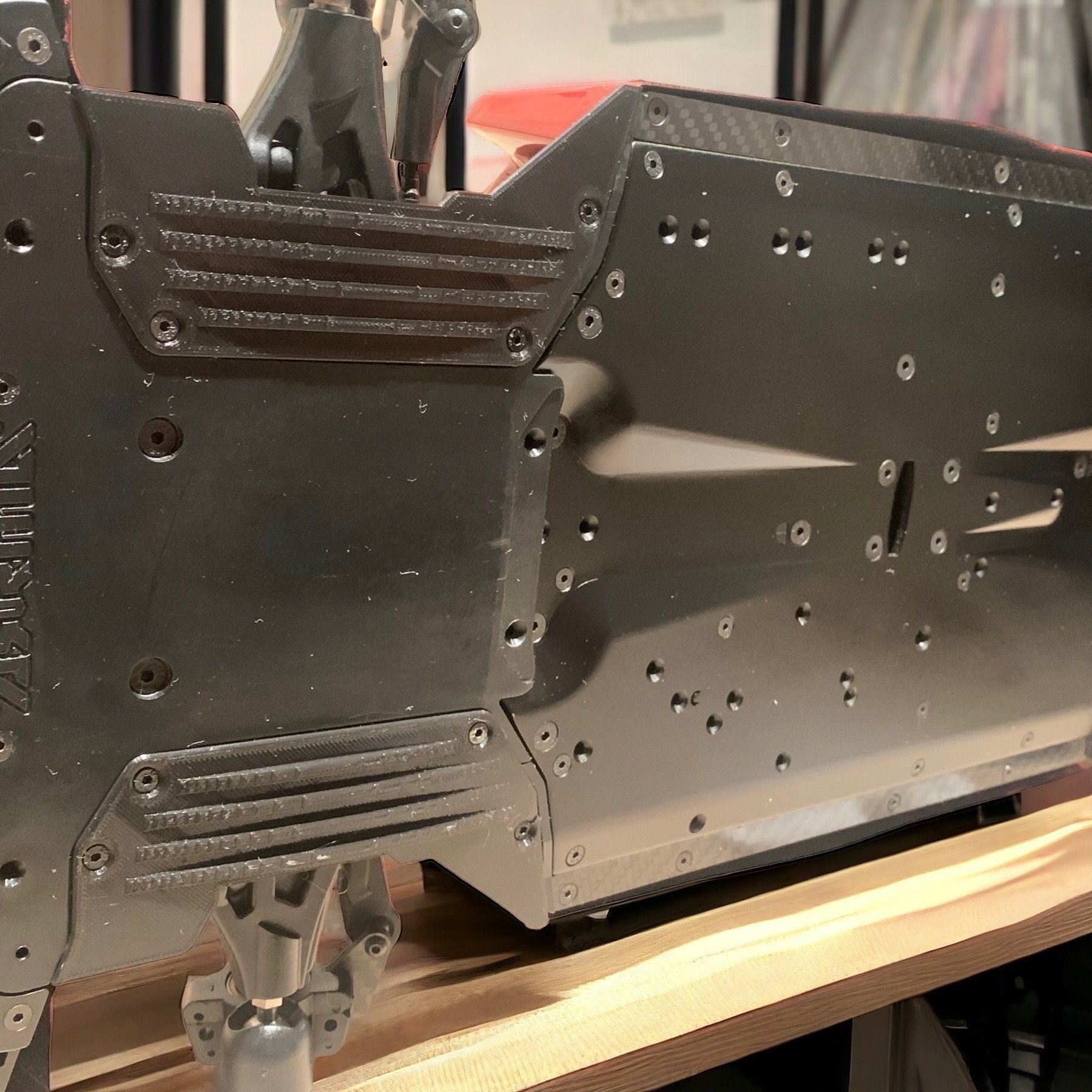 Upgrade Front Air Deflector/ Skid Plates for Arrma Infraction ...