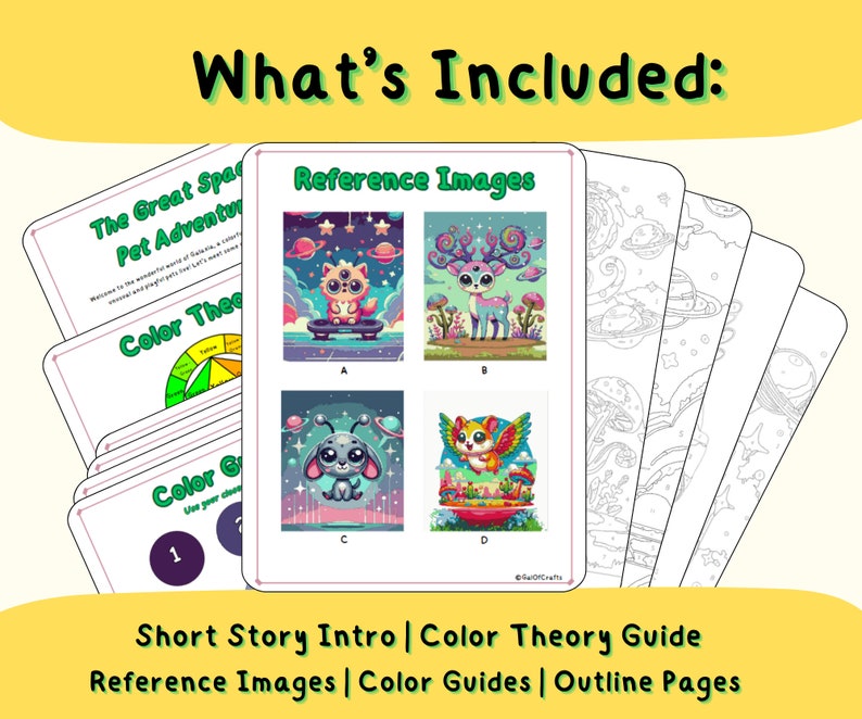 Color by Number Instant Download Digital Coloring Book for Kids PDF ...