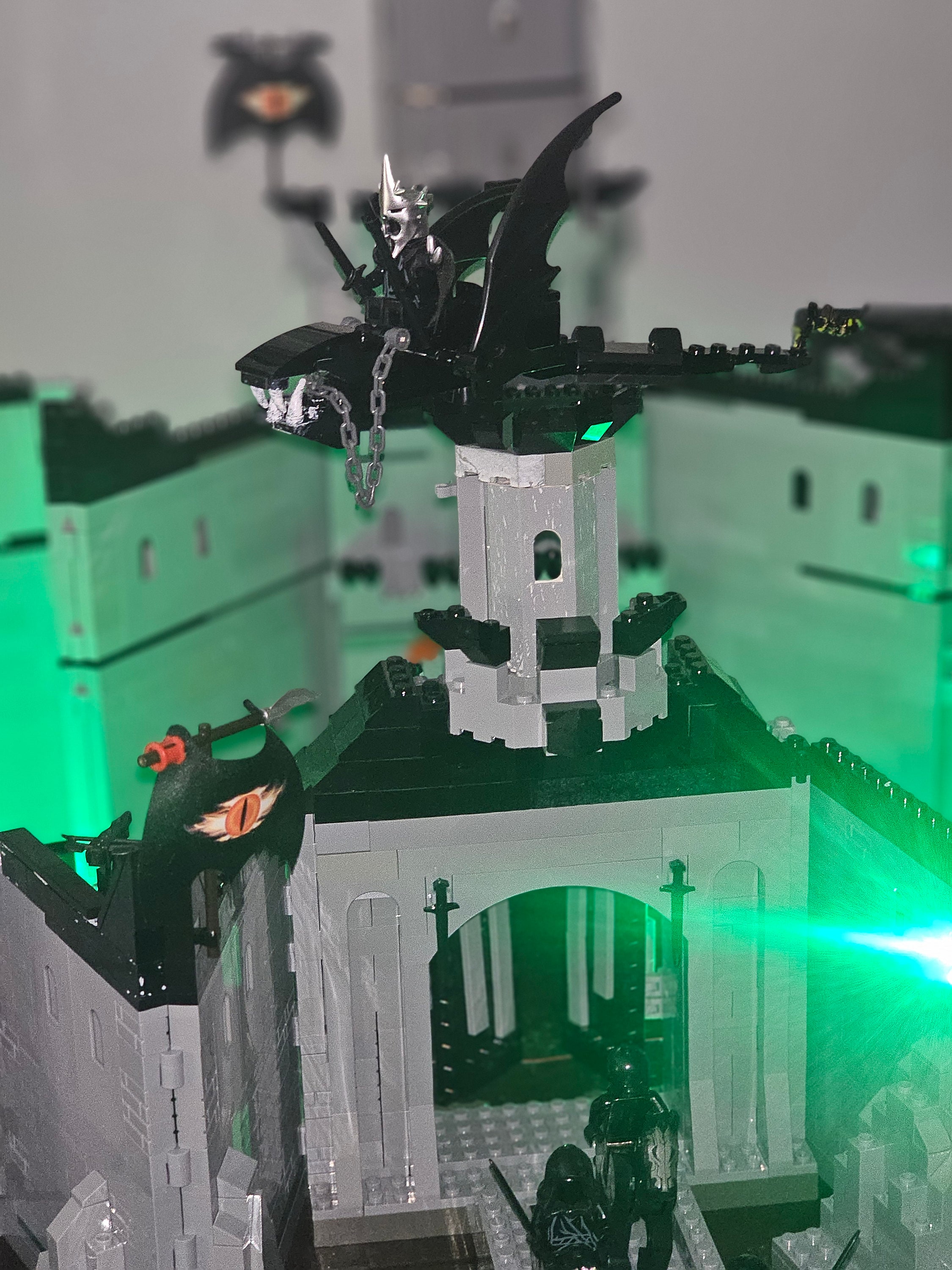 Completed Custom Lego Minas Morgul With Light Kit Back in Stock Ships ...