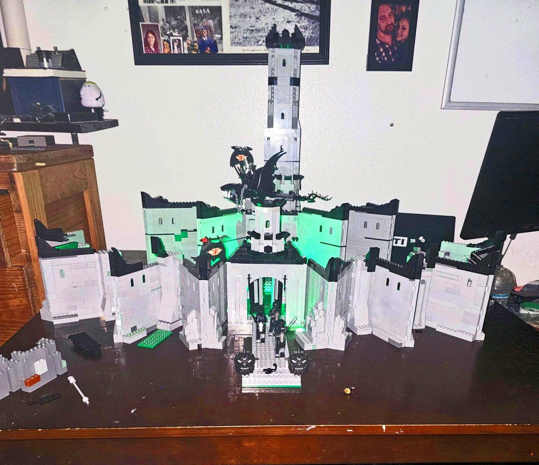 Completed Custom Lego Minas Morgul With Light Kit Back in Stock Ships ...