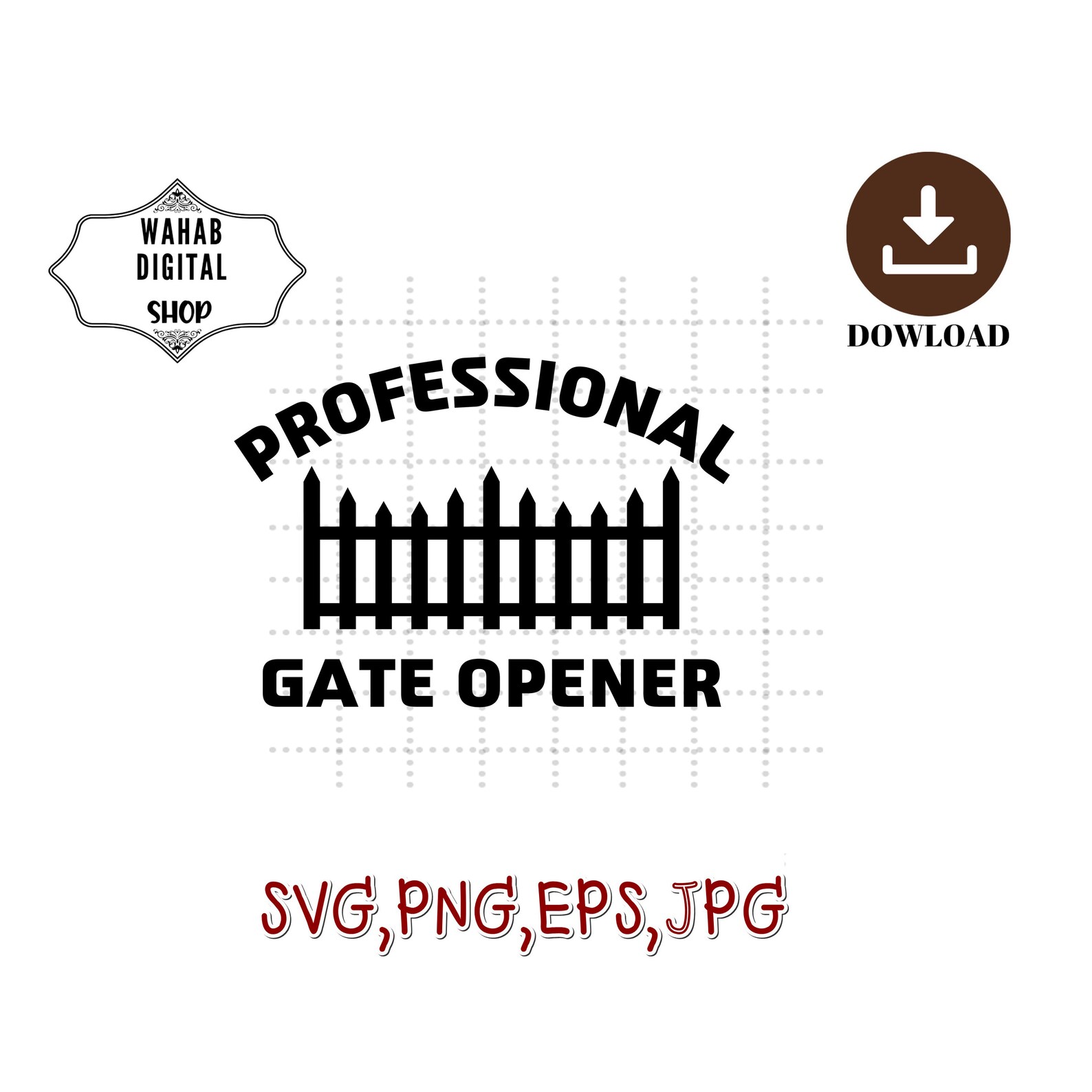 Professional Gate Opener SVG Country Svg Gate svg Gate | Etsy