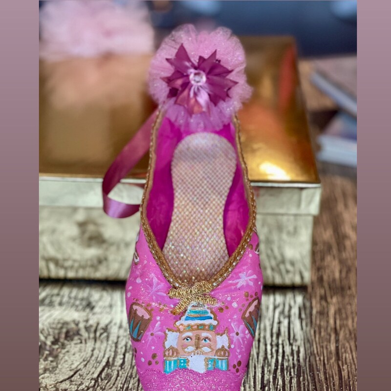 Nutcracker Pointe Shoe - Etsy
