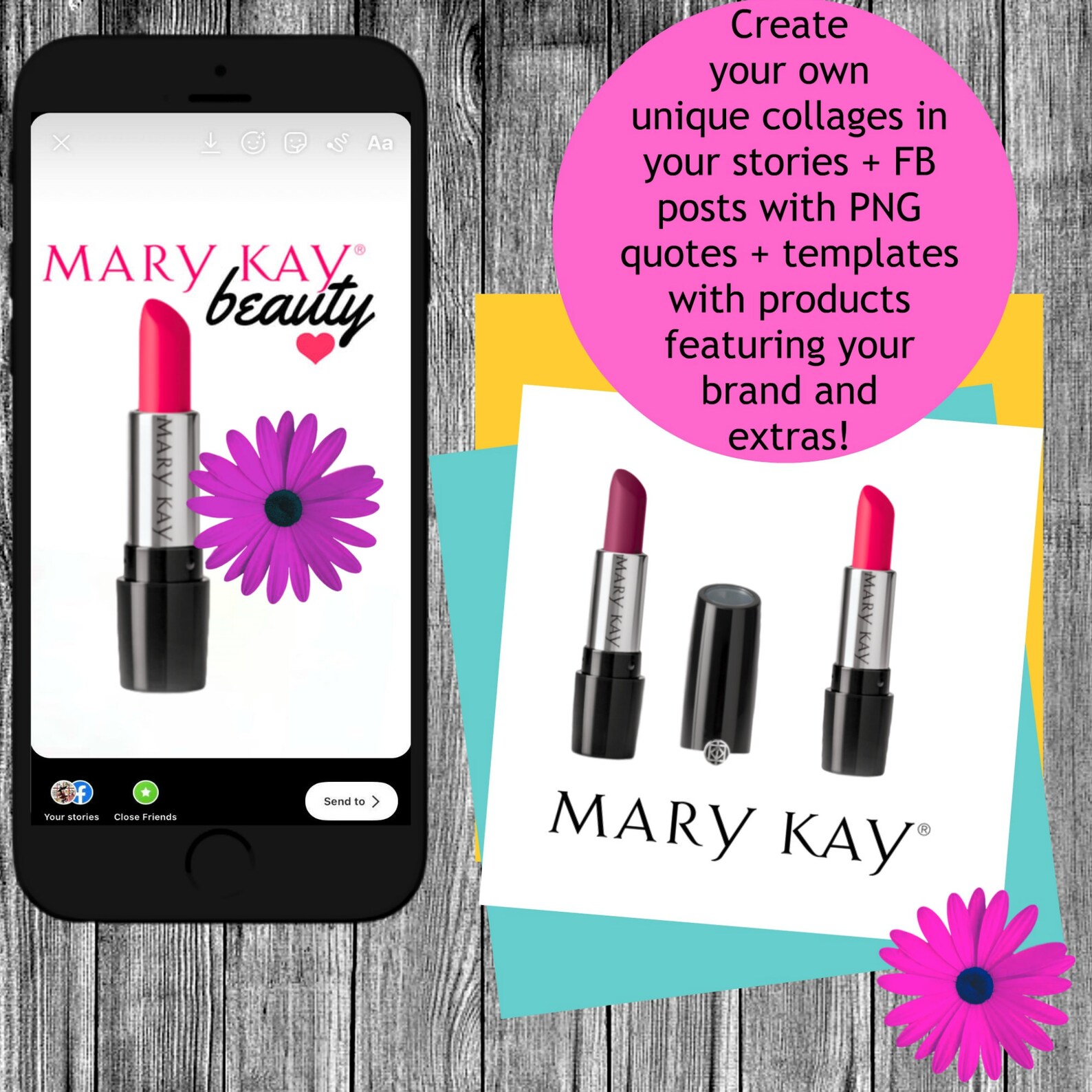 Mary Kay Social Media Package / Mary Kay Templates / Vision | Etsy