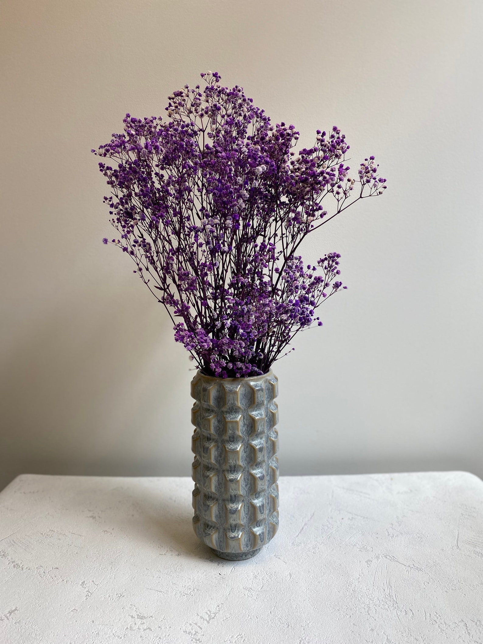 Preserved Purple Gypsophila | Etsy